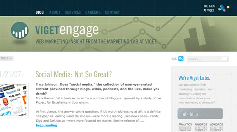 Viget Labs - The Blog Series - Web Designer Wall