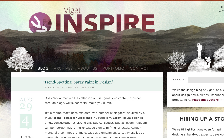 Viget Labs - The Blog Series - Web Designer Wall