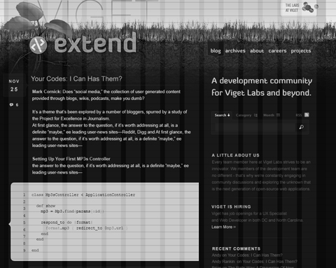 Viget Labs - The Blog Series - Web Designer Wall