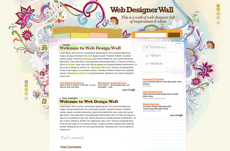 Design Process of WDW - Web Designer Wall