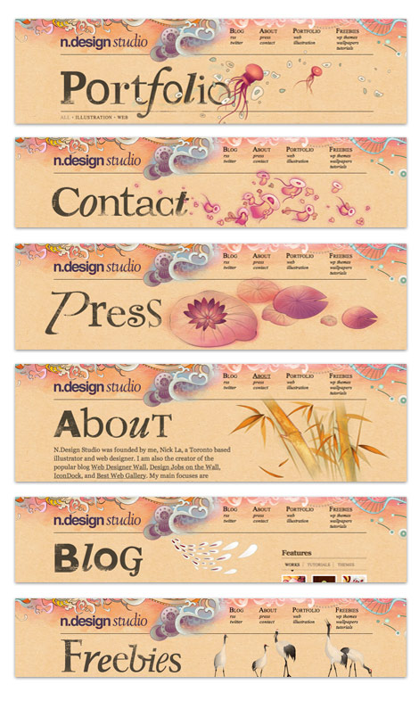 Process of Redesigning N.Design - Web Designer Wall